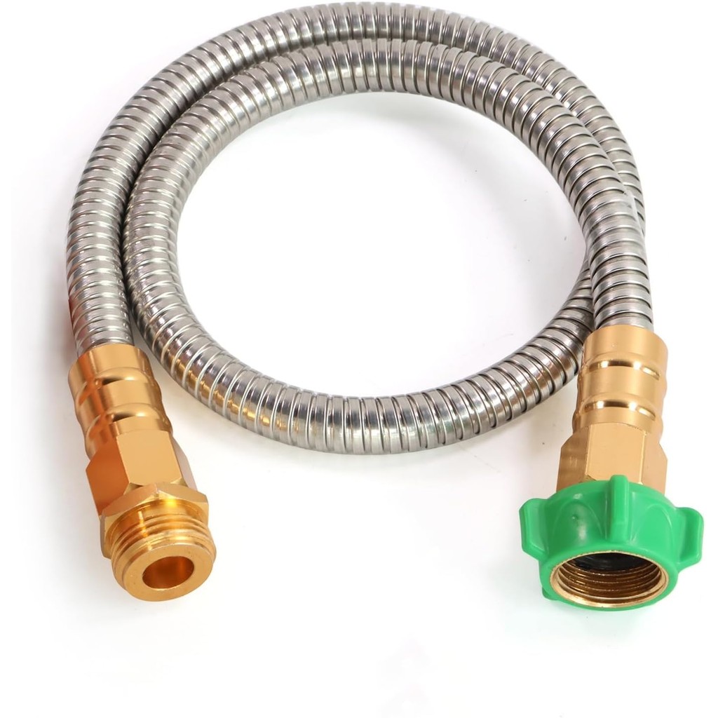 Metal Short Garden Hose 6 ft, 8 ft, 12 ft Flexible Stainless Steel ...