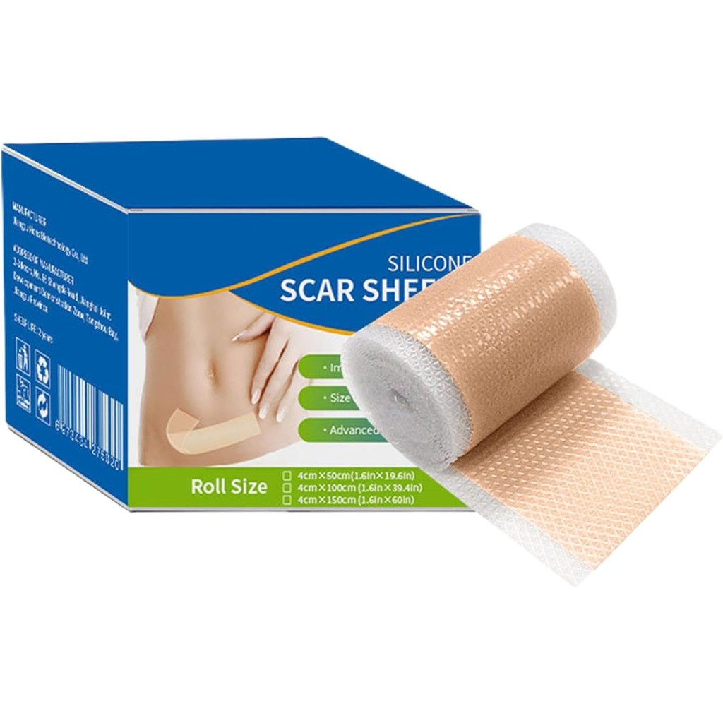 Medical Silicone Easy-Tear Gel Tape, Silicone Scar Sheets,Flexible and ...
