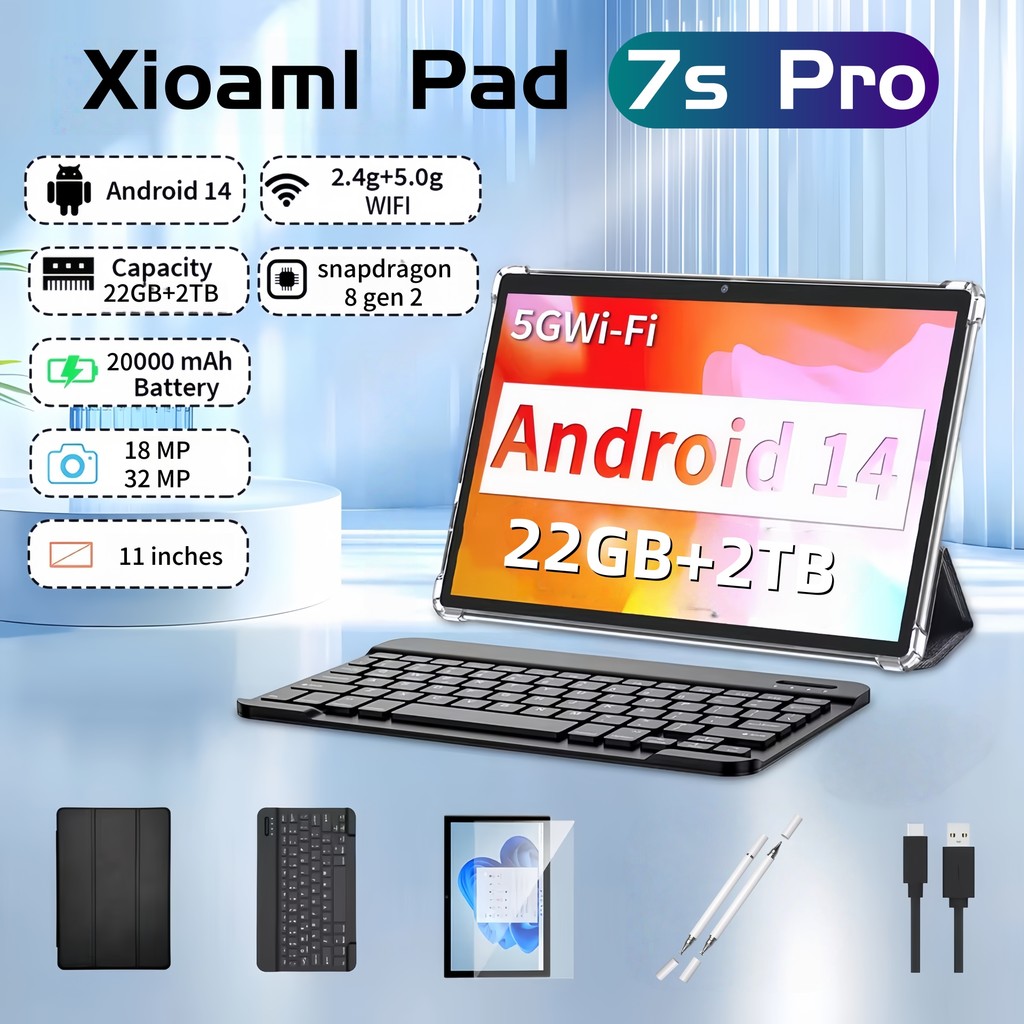 2025 NEW Original Pad 7 Pro MI 11inch Tablet Android 14 22GB+2TB ...