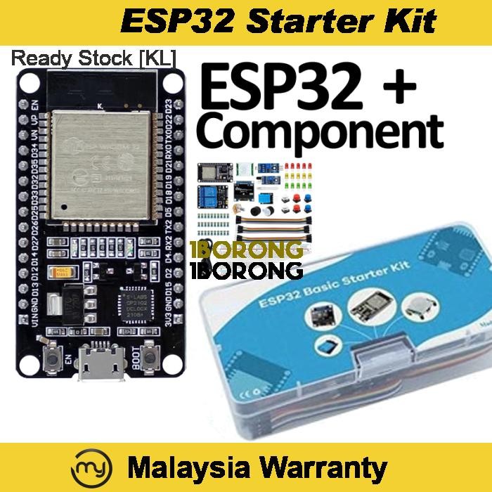 ESP32 Basic Starter Kit for ESP-32S WIFI Development Board for Arduino ...