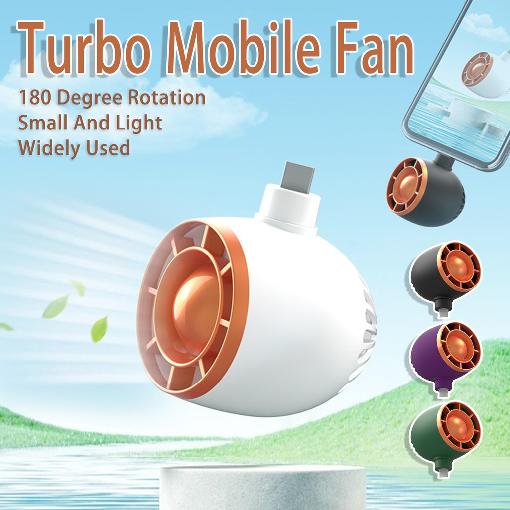 Cell Phone Fan USB Fan with 180 Degree Rotation Portable Energy-Saving ...