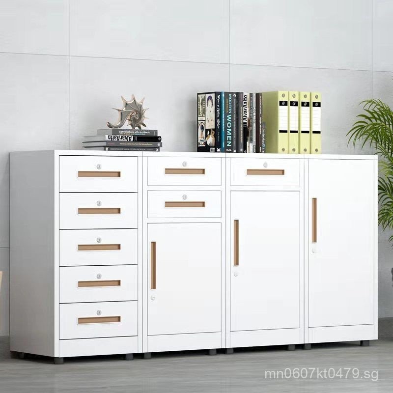 Small Cabinet Storage Office Document Bedside Table Under Desk Low ...
