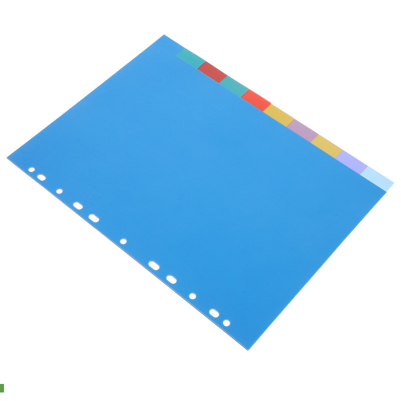 10pcs Binder Divider With Tabs Page Folder Divider Binder Sheet Paper ...