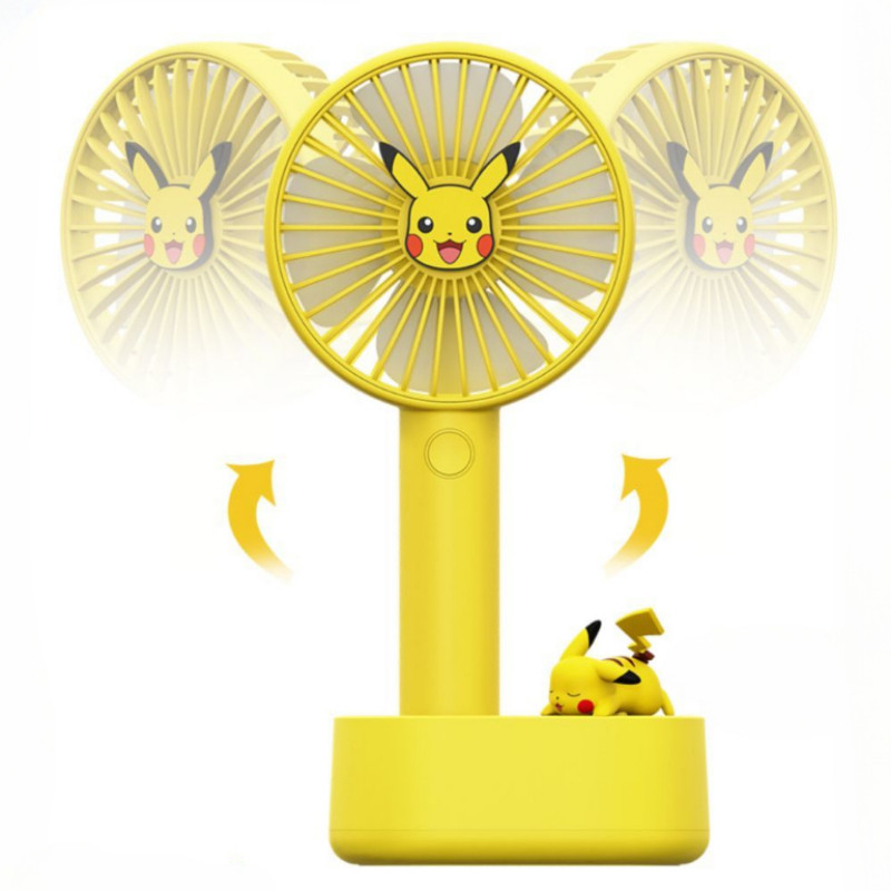 Pokémon Shaking Head Mini Fan Eevee Pikachu Long Endurance Three Gears ...