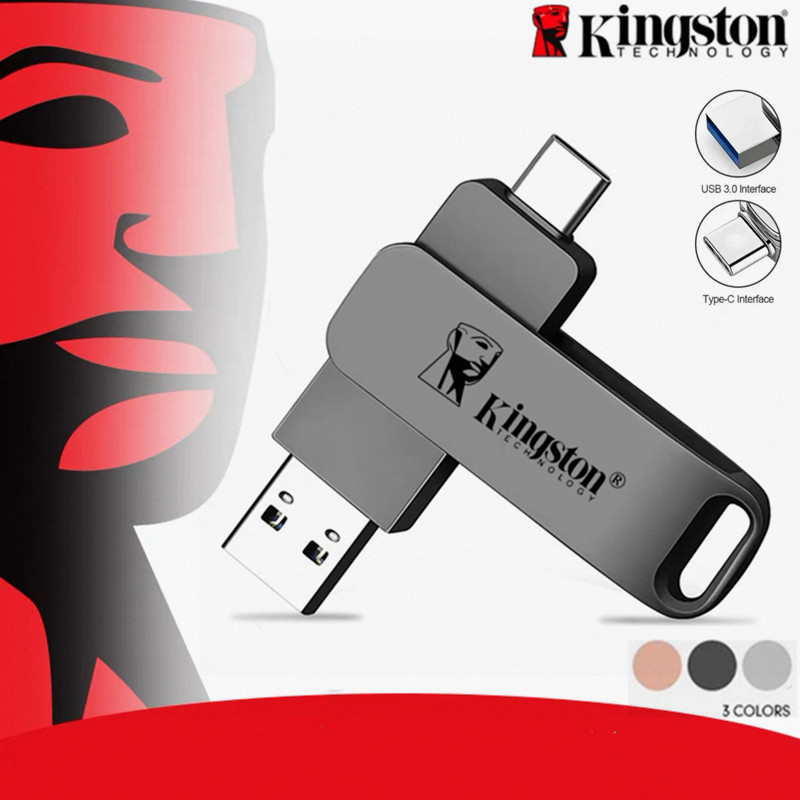 Kingston Pendrive USB Stick Key USB Flash Drives 512GB 1TB Metal TYPE-C ...