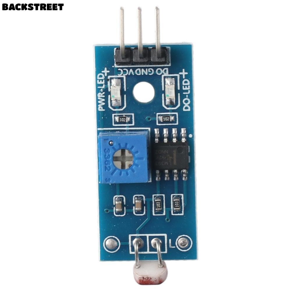 BACKSTREET 10pcs LDR Photosensitive Sensor Module, Resistor Sensor Module 5MM, Durable LM393 3 ...