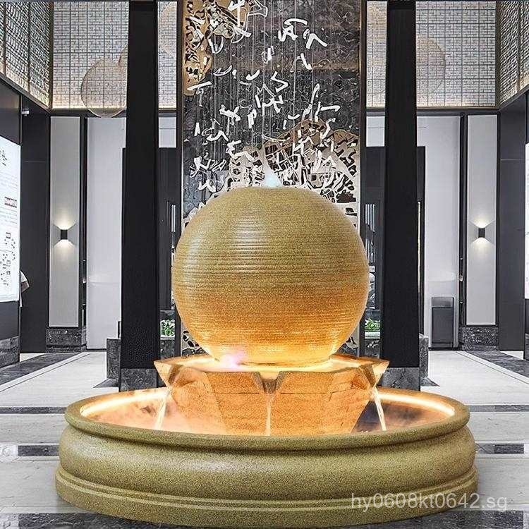 Fish Pond Tank Courtyard Water Curtain Wall Lobby Fountain Landscaping ...
