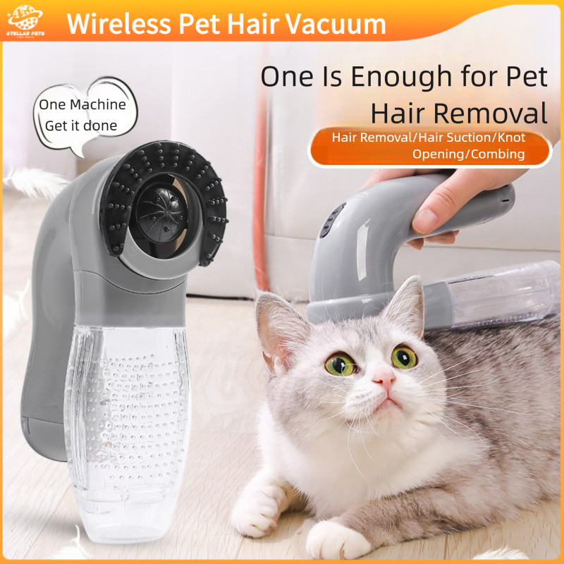 Cordless Electric Pet Hair Remover, Hair Vacuum Small Portable Pet ...