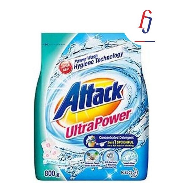 Attack Powder Detergent Ultra Power 800g | Shopee Singapore