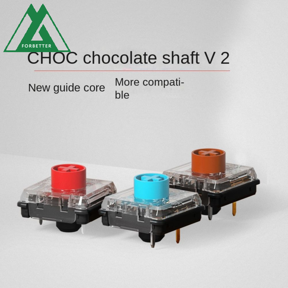 FORBETTER 10pcs Choc V2 Low Profile Switch, Acrylic Mini Keyboard Low ...