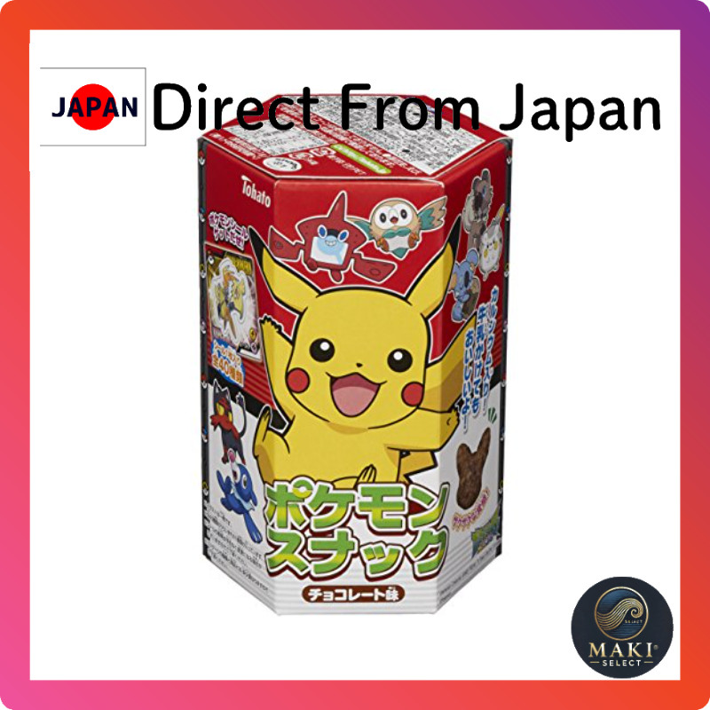 Tōhato Pokémon Snack Chocolate Flavor 23g x 6 pieces【DirectFromJapan ...