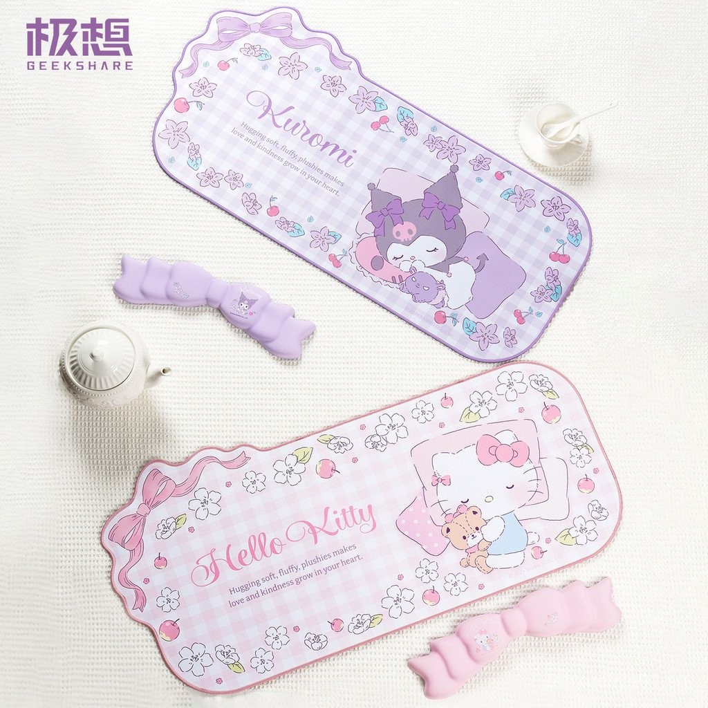 Jixiang Kuromi Gaming Mouse Pad Extra Large Hello Kitty Wrist Rest ...