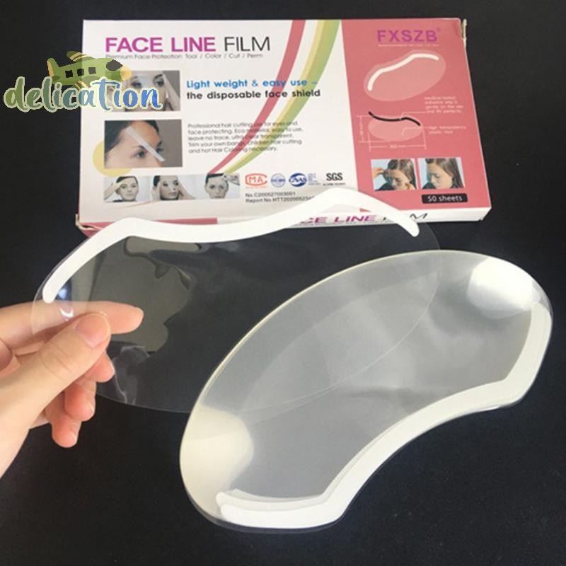 [DelicationS] 50pcs Hairdressing Eye Mask Transparent Eye Shield Kit ...