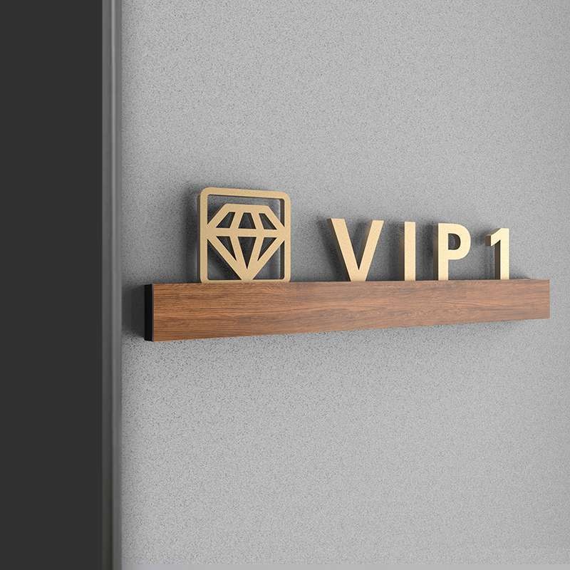 High-end Creative Private Room Company VIP Notice board Number Plate ...