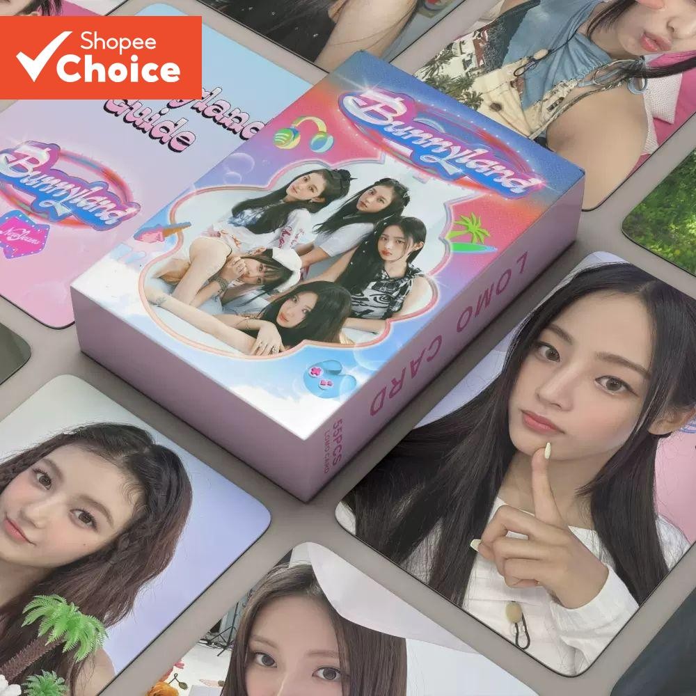 NewJeans Photocards Bunny Land 1st Anniversary OMG LOMO Laser Card Collection Card Selfie INS ...
