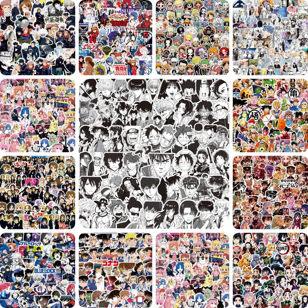 Trending Anime Graffiti Stickers - Demon Slayer, Jujutsu Kaisen, Naruto ...