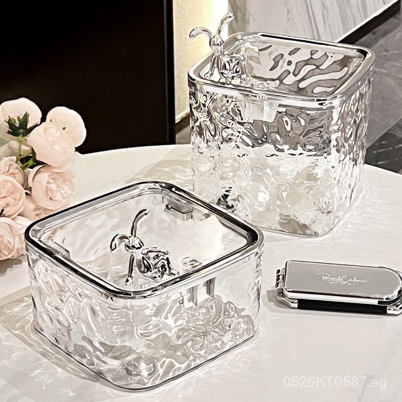 Trash Can Desktop Bedroom Cute High-Value Press-Type Tabletop Home Car ...