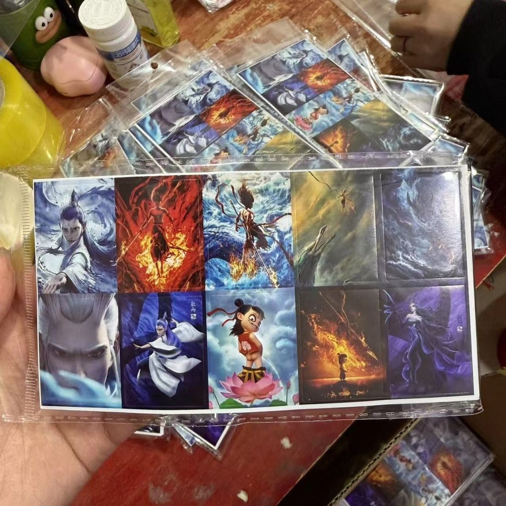 200 Sheets Nezha 2 personalized stickers Creative Funny Cartoon Anime ...