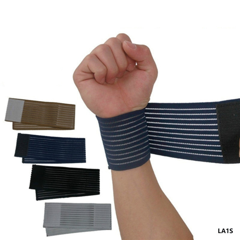 LA1S-1PC Adjustable Elastic Wrapped Wrist Guard Elastic Bundle , Sports ...