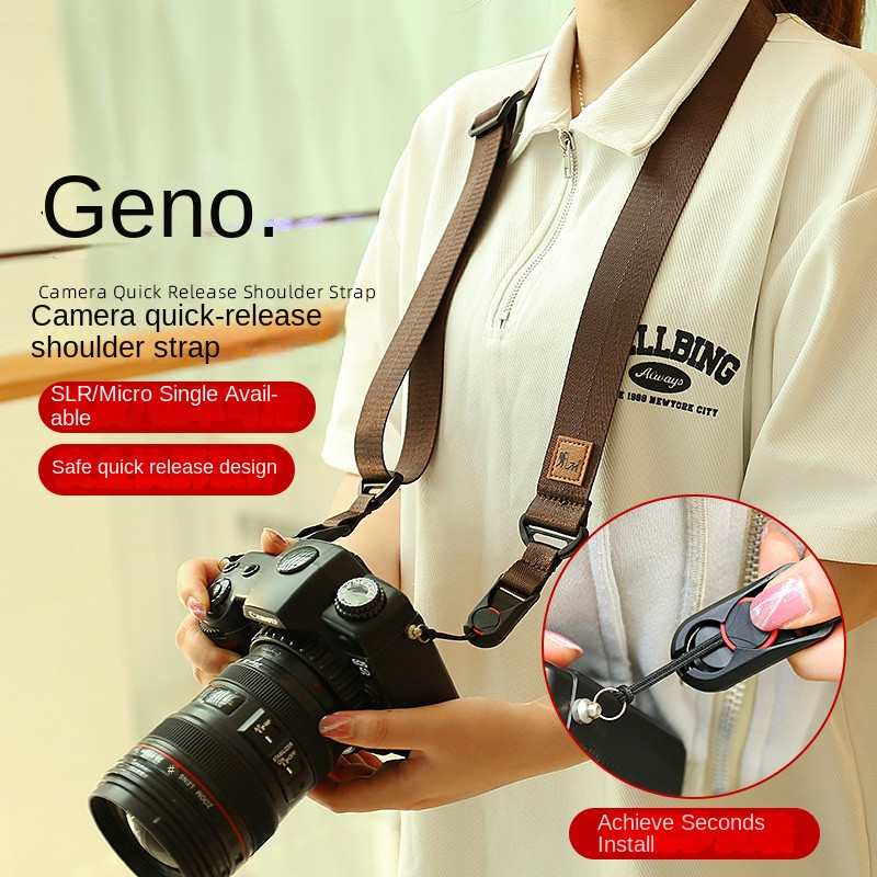 Camera quick release shoulder strap, quick release wrist strap suitable ...