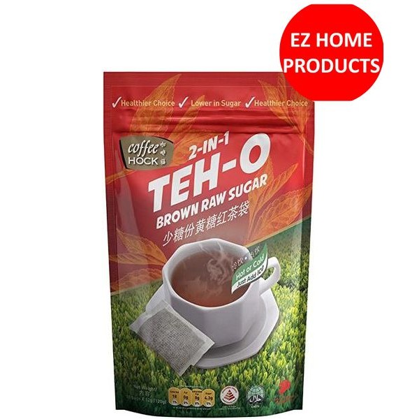 Coffee Hock 2-in-1 Less Sugar Teh-o Ceylon Tea With Raw Sugar 10 ...