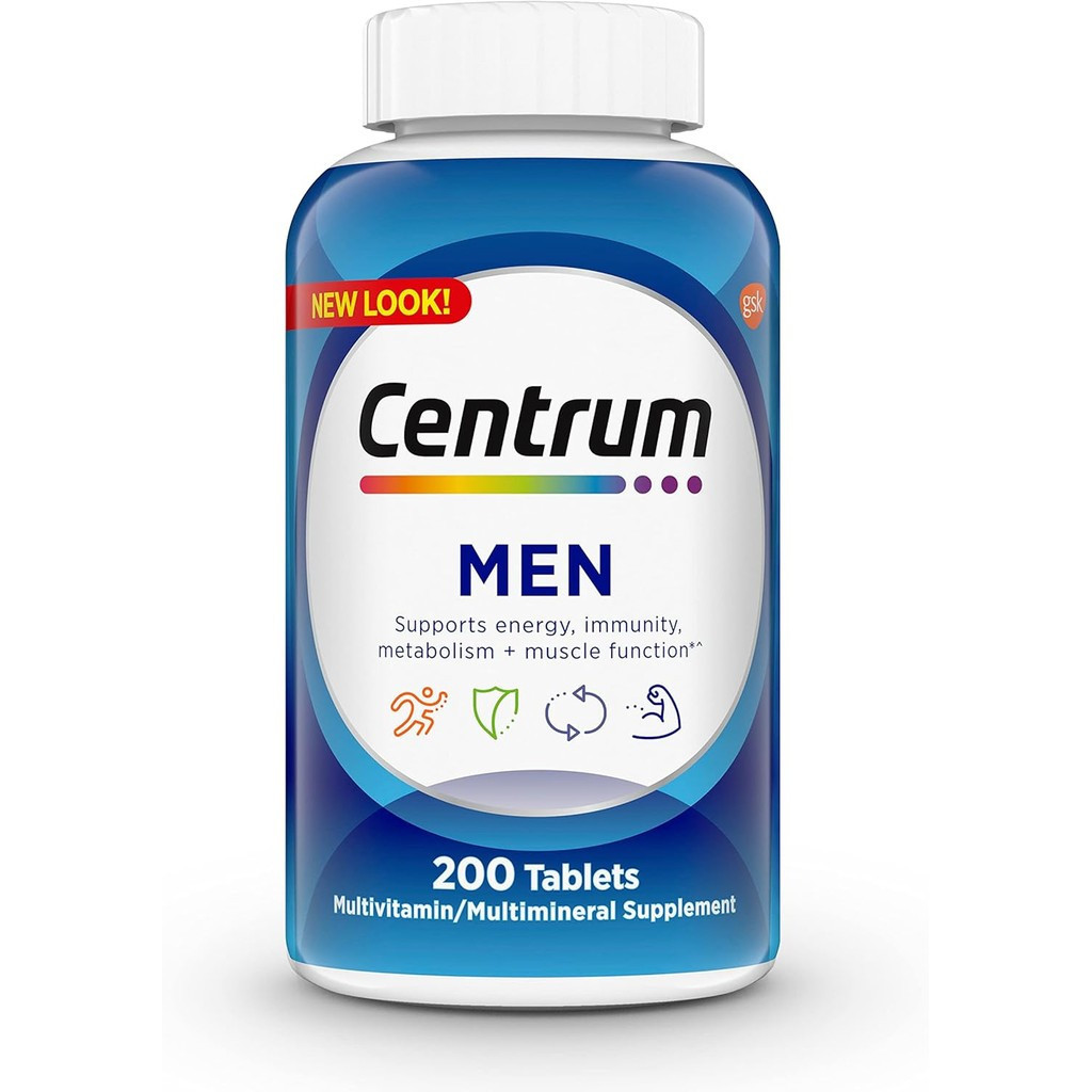 Centrum Multivitamin for Men, Multivitamin/Multimineral Supplement with ...