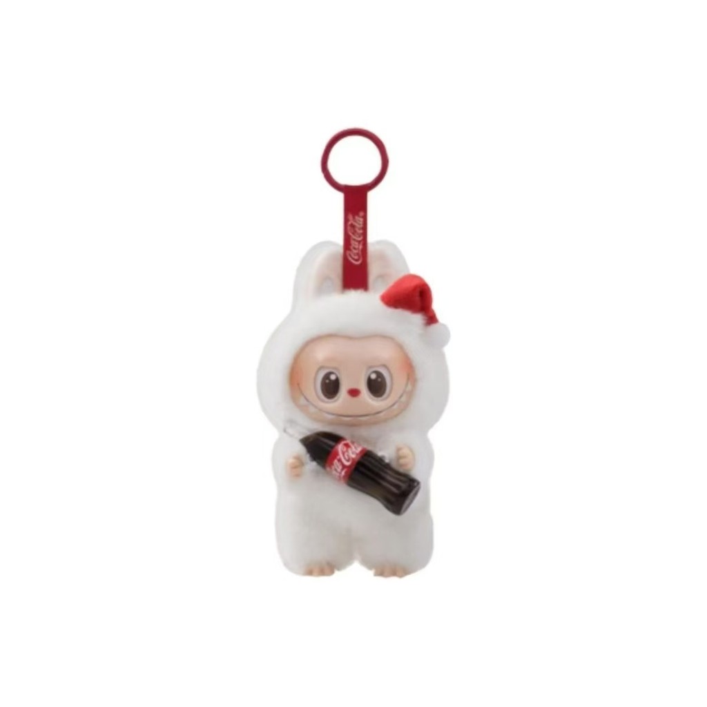 POPMART Pop mart LABUBU Coke Series Vinyl Plush Keychain Doll Macaron ...