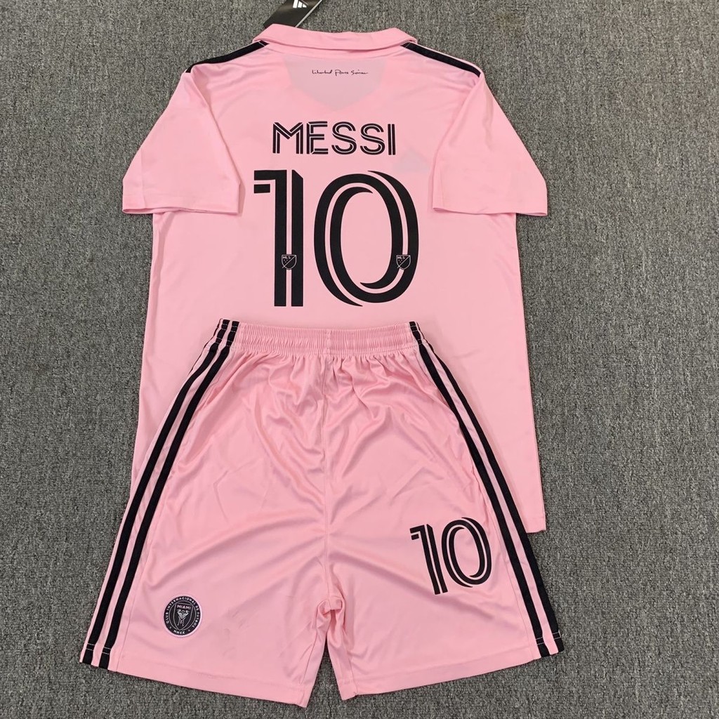 Miami International Messi Jersey Home Away Football Team Uniform ...