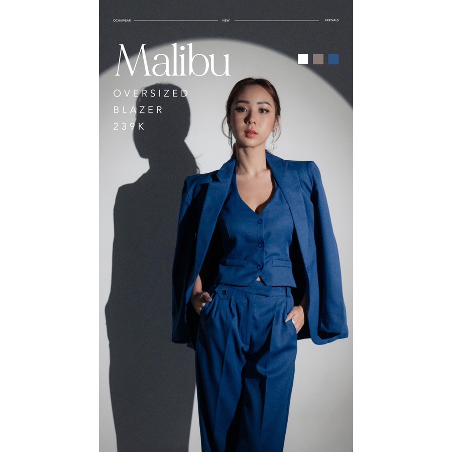 Malibu Oversized Blazer Ocha Wear X Shannon Dorothea | Women's Premium ...