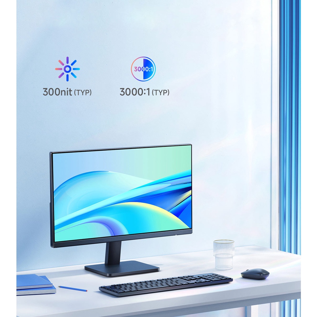 Xiaomi Redmi Monitor 21.45 Inci 1080P FHD Perspektif Luas 75Hz 16.7 M ...