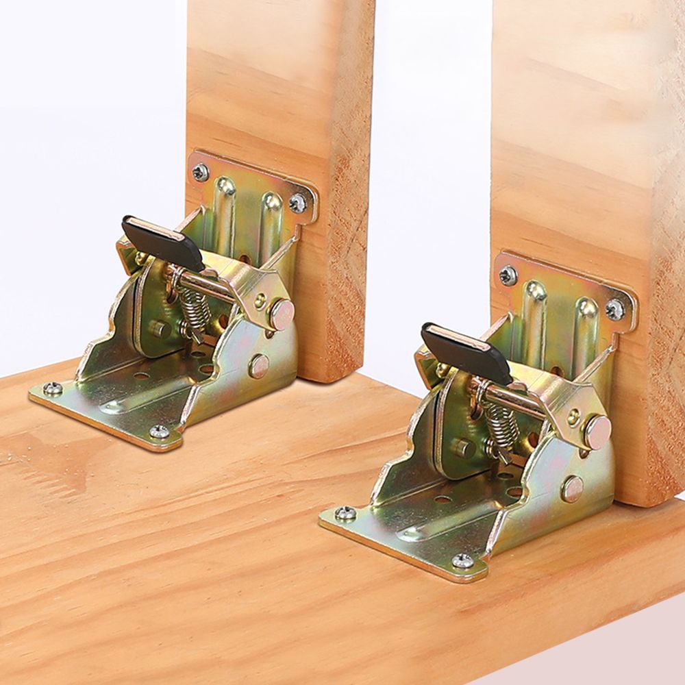 Home 90 Degree Foldable Furniture Brackets Fold Feet Hinges Support ...