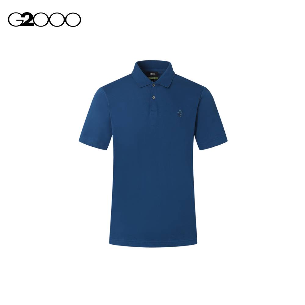 G2000 Men Washer Basic Pure Cotton Jersey Polo With Sillcone Logo ...
