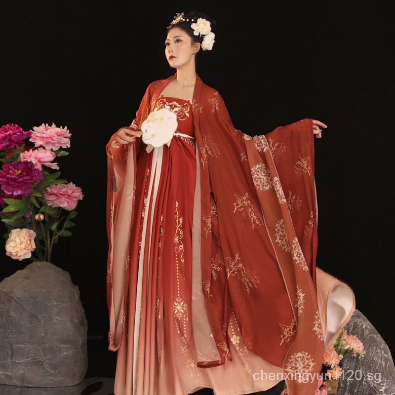 Original Hanfu embroidery suit performance costume OIEN | Shopee Singapore
