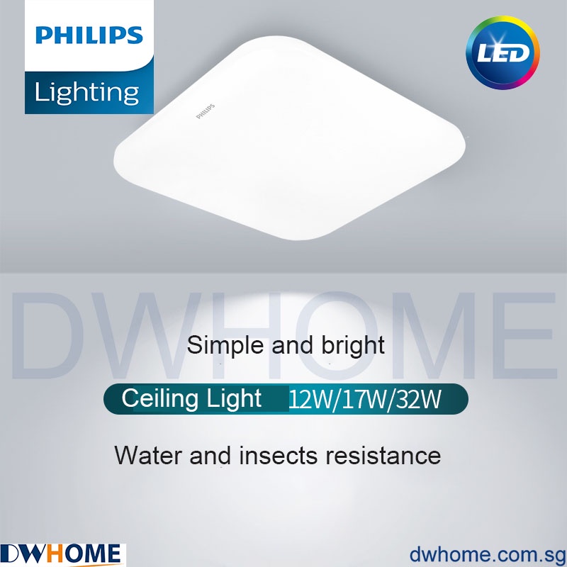[SG SELLER] CL270 Philips LED Ceiling Light Study Room Bedroom Simple ...