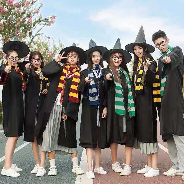 Harry Potter cosplay Gryffindor Magic Robe Slytherin Magic Robe ...