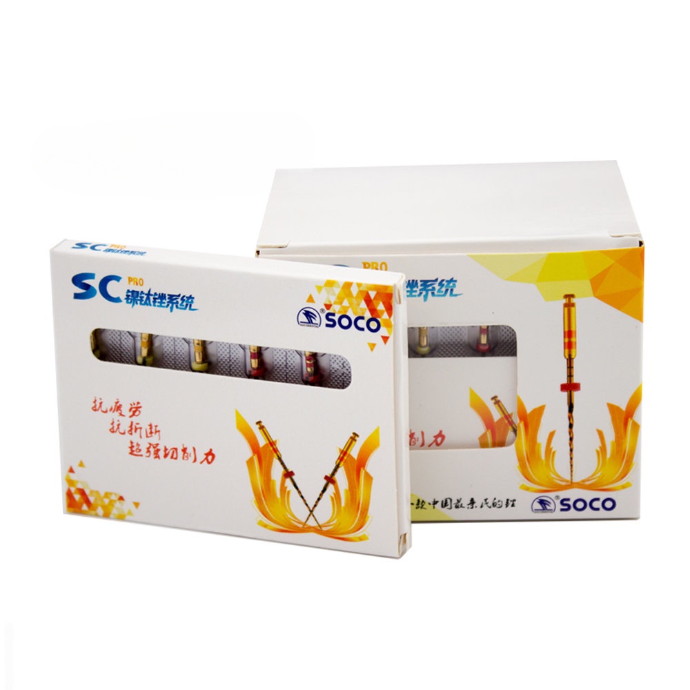COXO SOCO SC PRO Dental Root Canal File Heat-Activated Rotary Nitinol ...