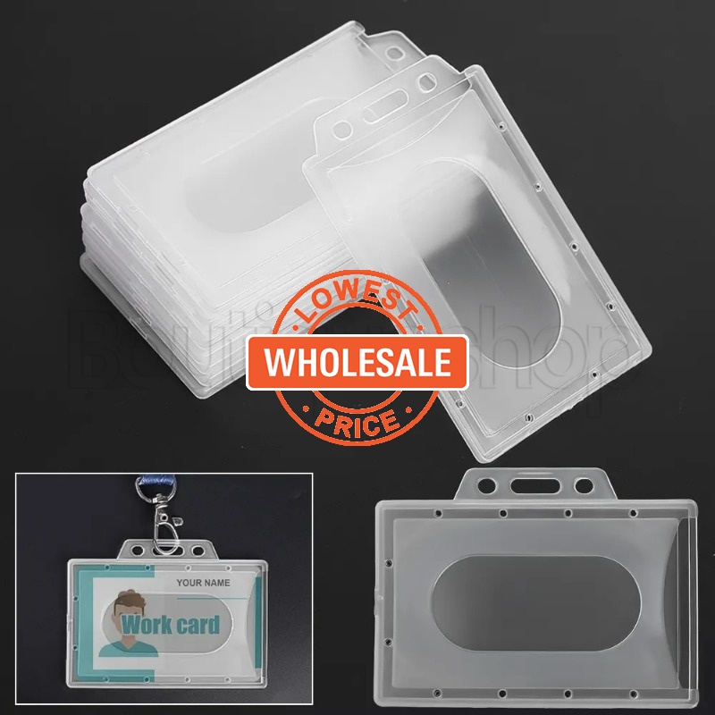 [ Wholesale Prices ] Transparent Plastic Vertical Hard ID Access Card ...