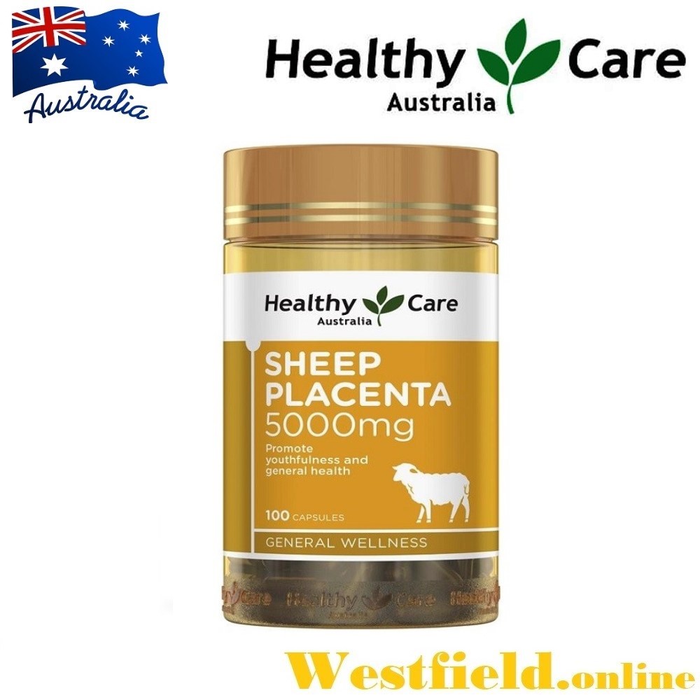 [Australia Import EXP 01/2026] Healthy Care Sheep Placenta 5000mg ( 100 ...