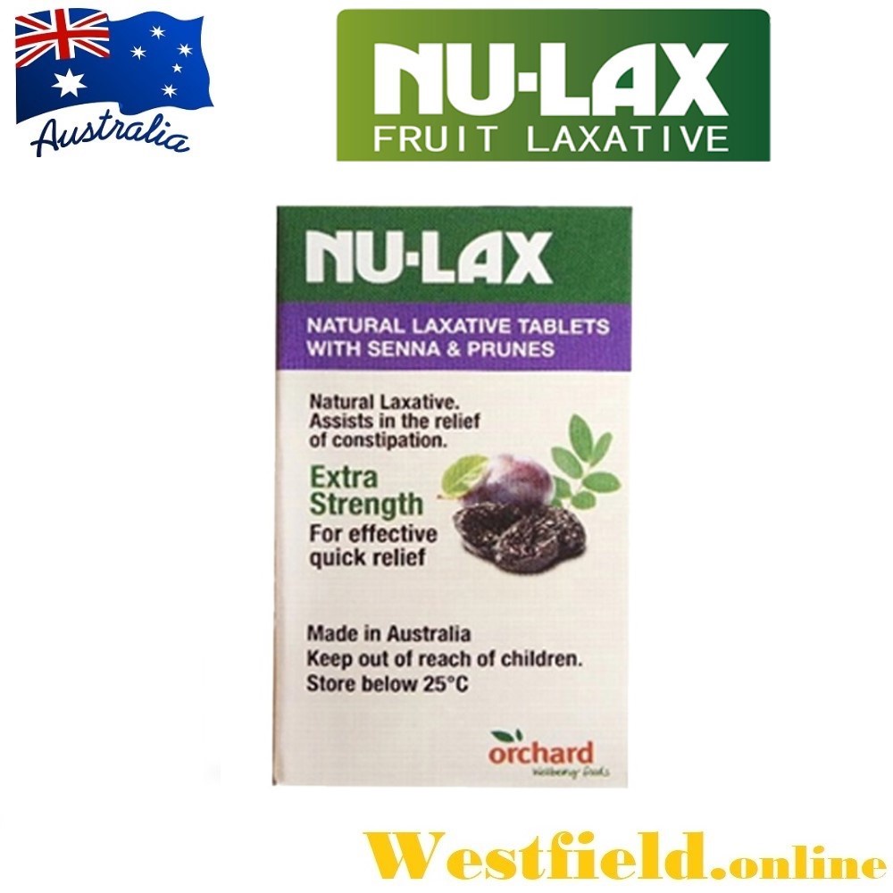 [Australia Import EXP 05/2026] Nulax Natural Laxative Tablets with ...