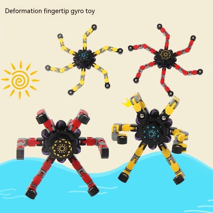 Y10666 Mechanical Octopus Gyro Deformation Robot Octopus Face Changing ...
