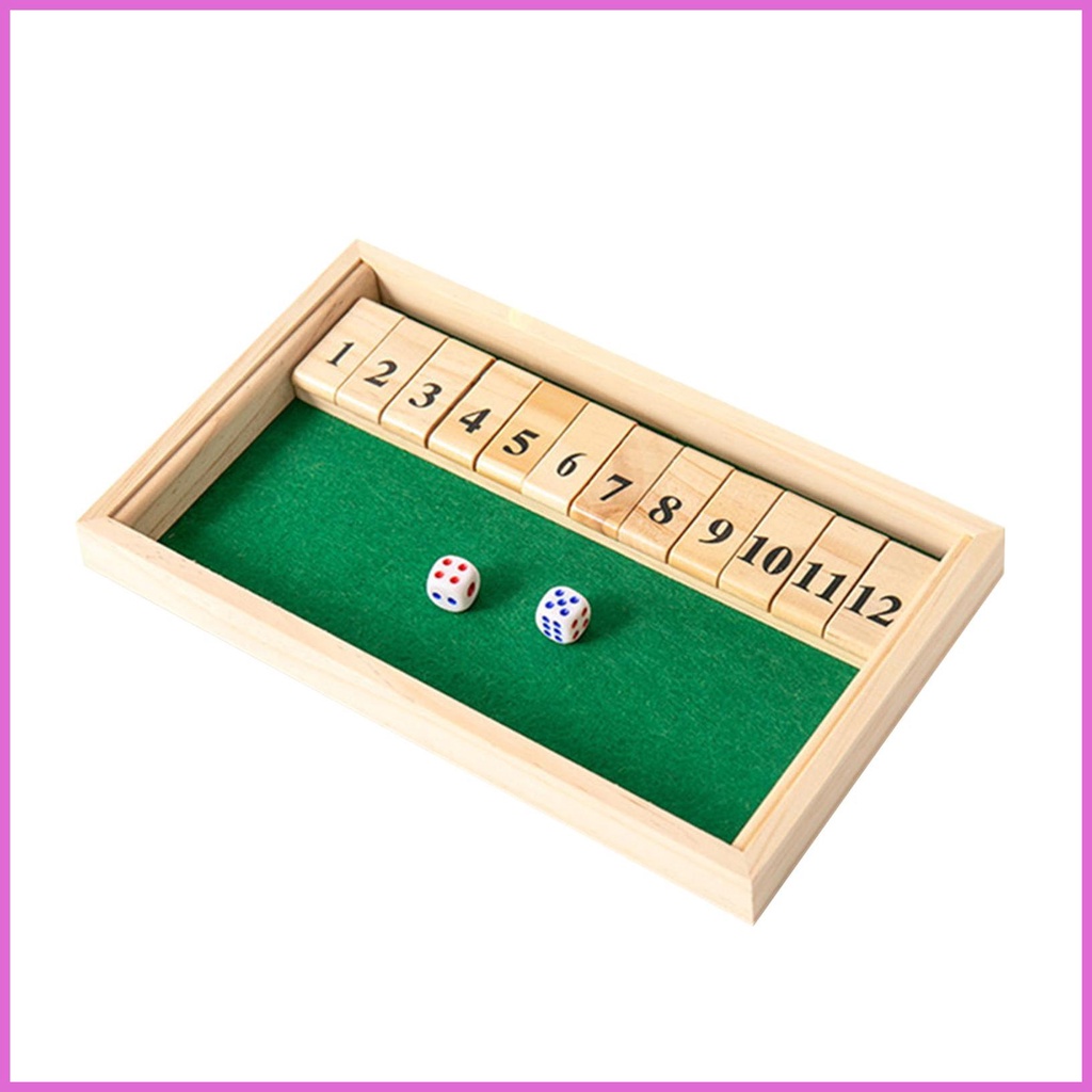 Shut The Box Game Board Game With Front Porch Classics Circa Shut-the ...