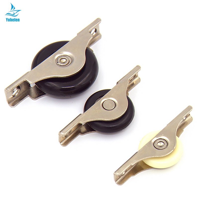 4Pcs iron frame+nylon Mute Wheel sliding Door Wheel cupboard/Window ...