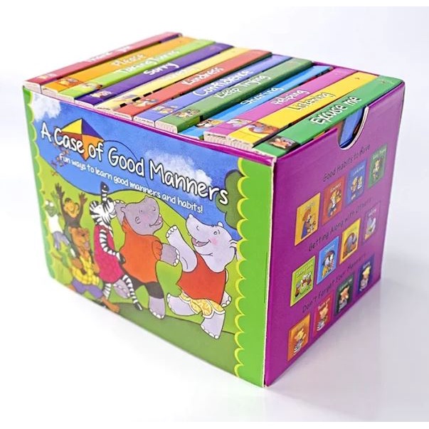 [SG] A Case of Good Manners Baby Book Collection (12 Hard Board Book ...