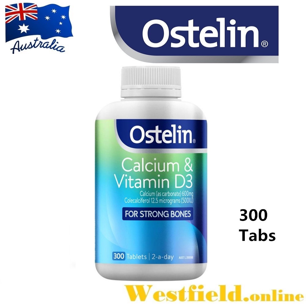 [Australia Import EXP 07/2027] Ostelin Calcium & Vitamin D3 Vitamin D ...