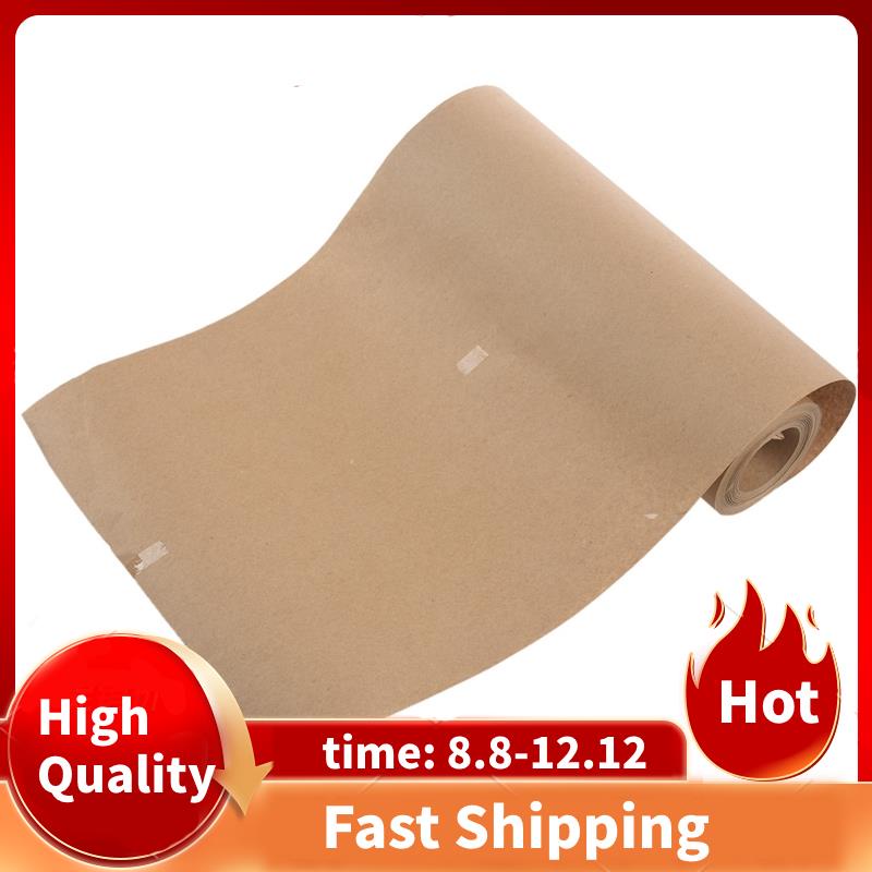 30 Meters Brown Kraft Wrapping Paper Roll For Wedding Birthday Party ...