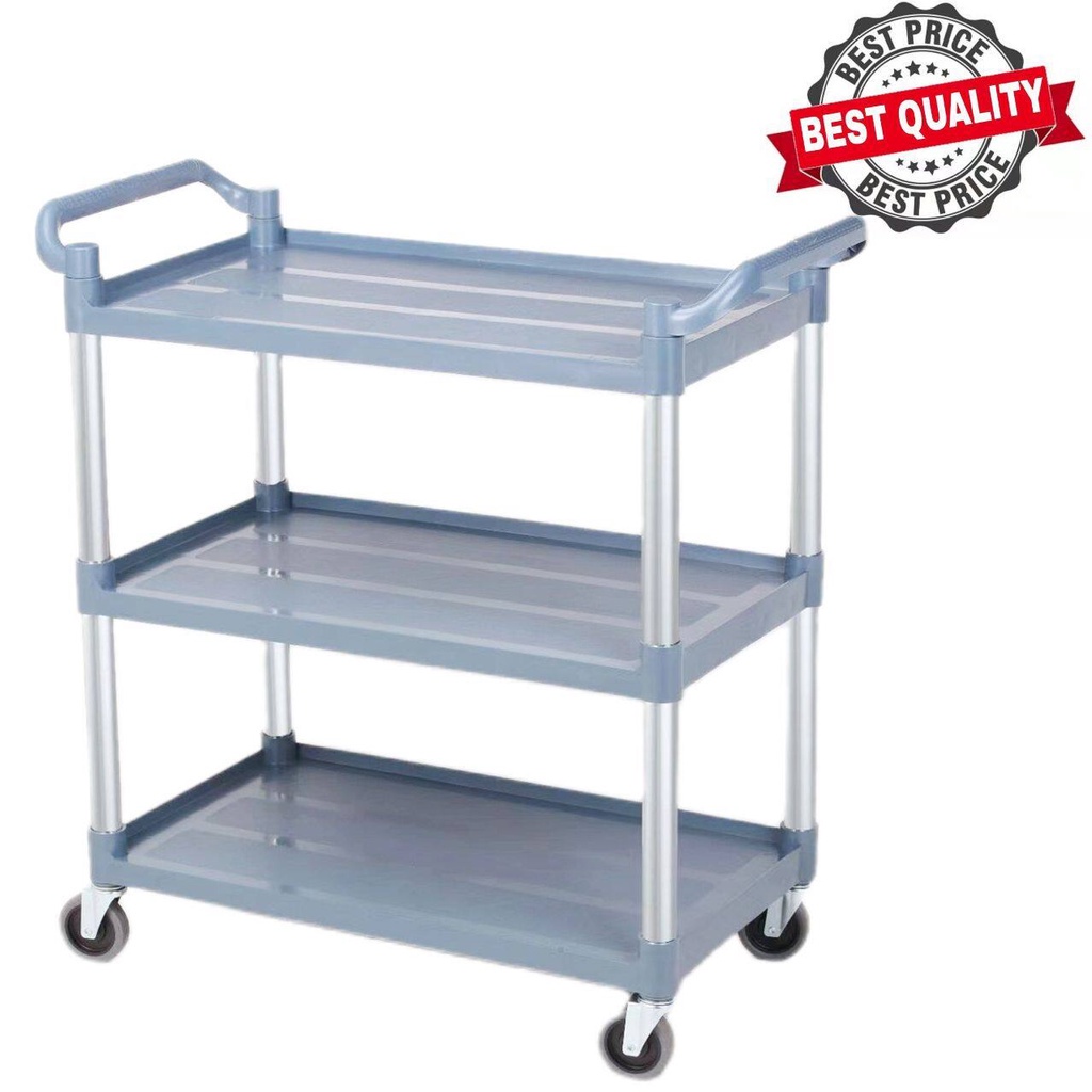 3-tier PLASTIC MULTIFUNCTIONAL TROLLEY/SERVING TROLLEY/3-Level Multi ...