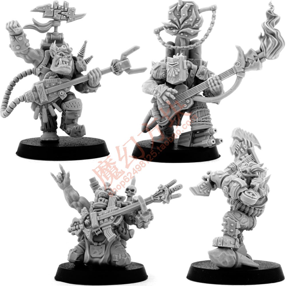 Wargame Exclusive ORK ROKKER Garage Kit Gray Resin Model (unassembled ...