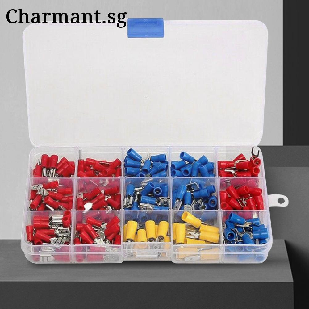 280 pcs Wire and Cable Connector Kit Butt Ring Ring Lug Kit Crimp Tool ...