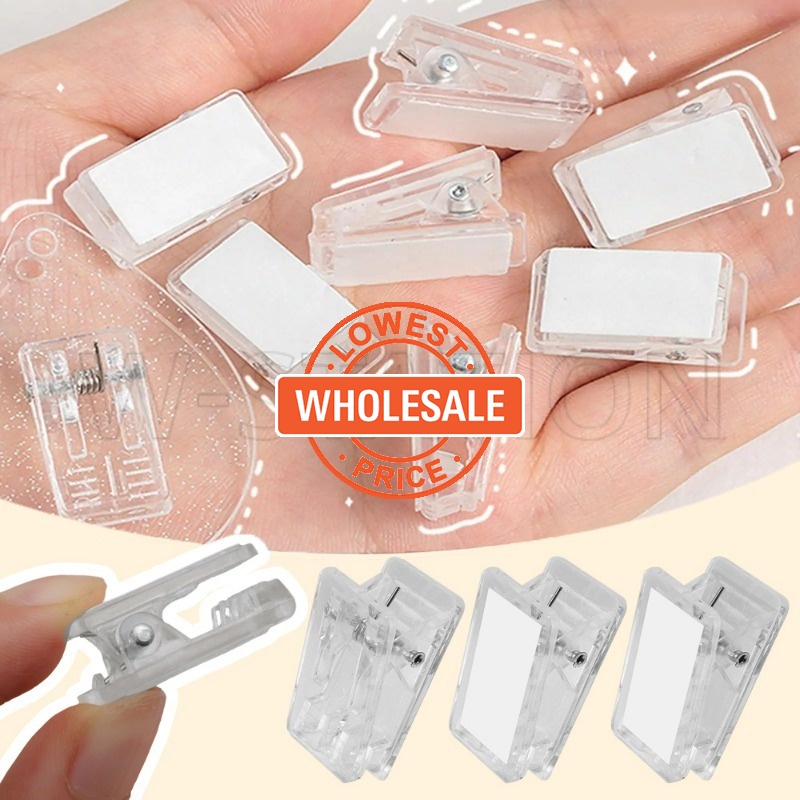 [Wholesale Price]Transparent Double Side Adhesive Spring Clip / Plastic ...