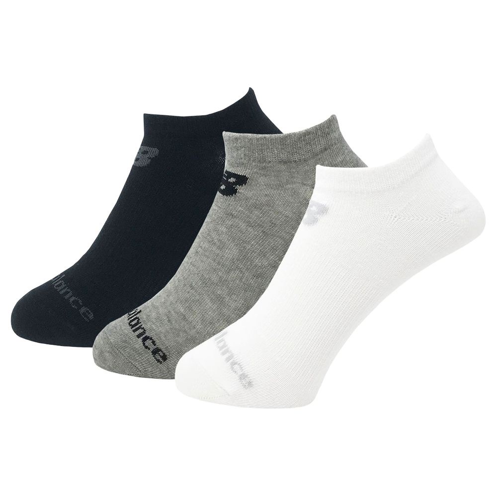 New Balance Performance Cotton Flat Knit No Show Socks 3 Pair Unisex ...